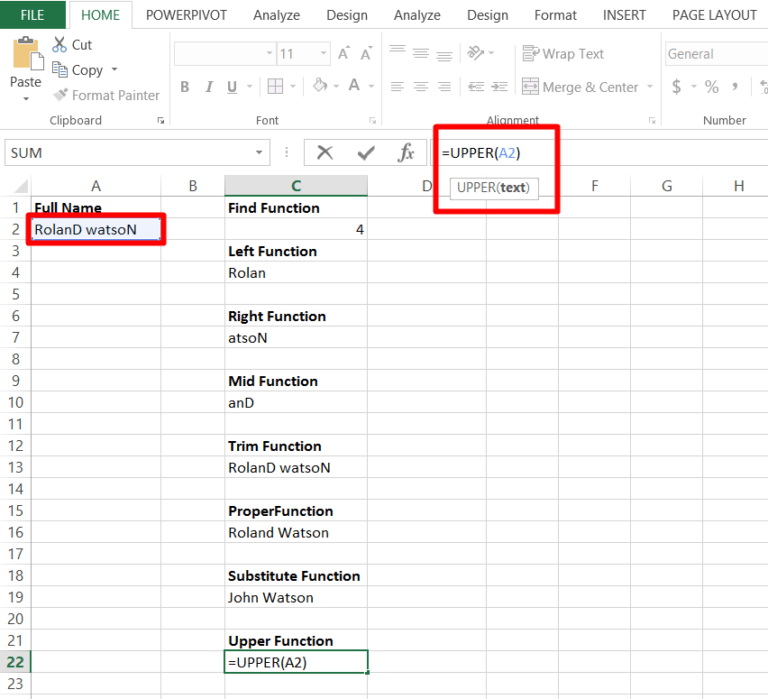Top 10 Text Functions In Excel AbsentData