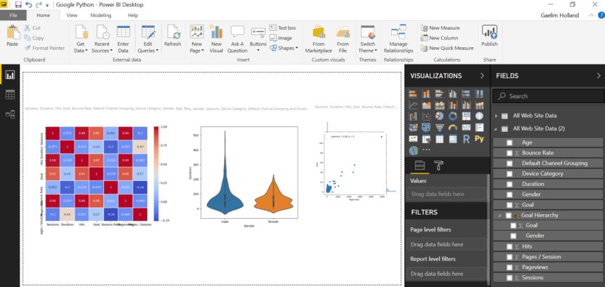 Using Python Visuals in Power BI - AbsentData