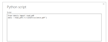 Import PDF Tables in Power BI & Python - AbsentData