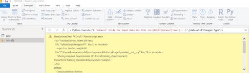 Avoid Python Errors in Power BI - AbsentData