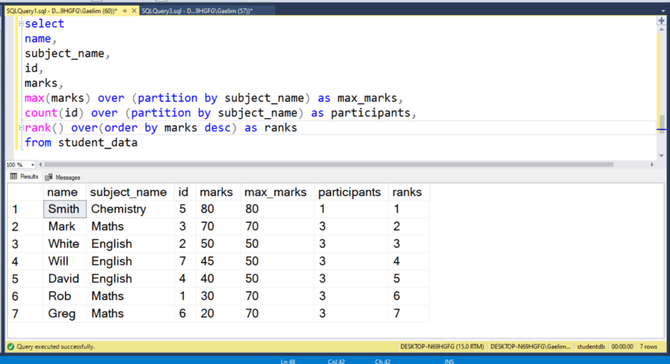 How to Use SQL Window Functions - AbsentData